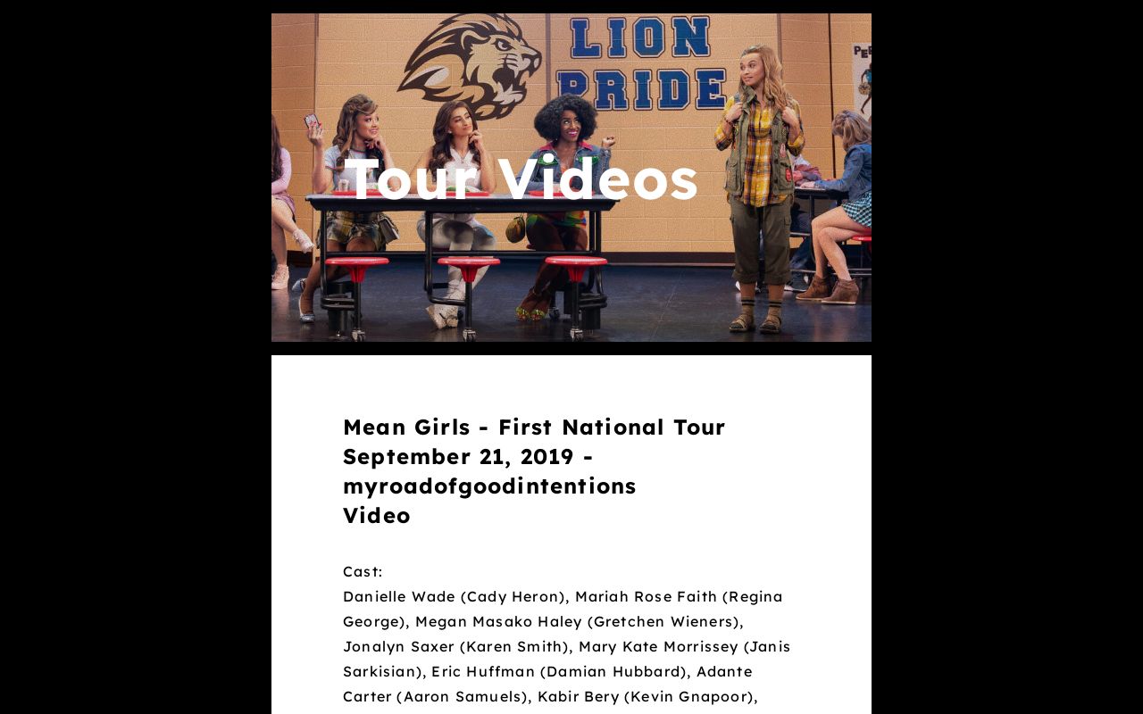 Mean Girls Tour